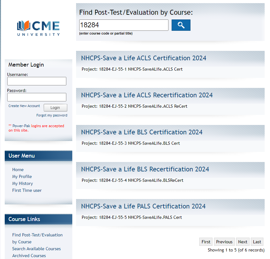 كيف يمكنني استرداد شهادة CME الخاصة بي من جامعة CME ؟ (NHCPS) – Support